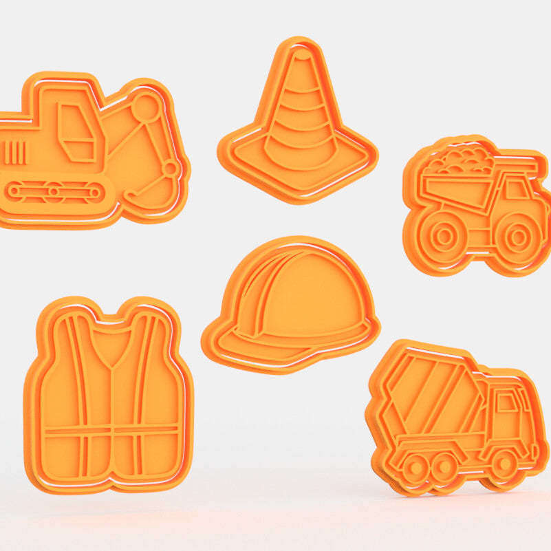 Construction Cookie Cutters & Stamps – PIX3L.